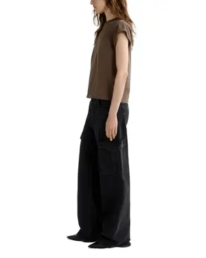 AGOLDE Bryce Cap Sleeve Tee - Uniform