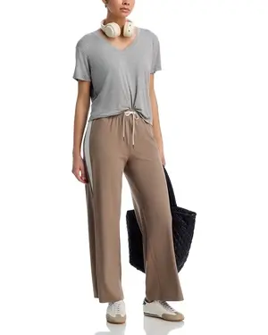 Splits59 Willow Airweight Wide Leg Pants - Latte/white