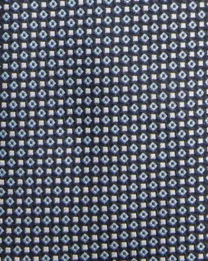 BOSS Geometric Neck Tie - Dark Blue