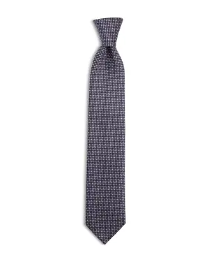 BOSS Classic Geometric Tie - Open Purple
