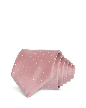 BOSS Classic Dot Tie - Light Pastel Pink