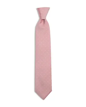 BOSS Classic Dot Tie - Light Pastel Pink