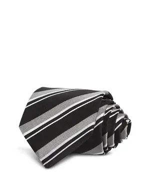 BOSS Silk Classic Stripe Tie - Black