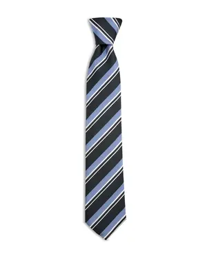 BOSS Silk Classic Stripe Tie - Dark Blue