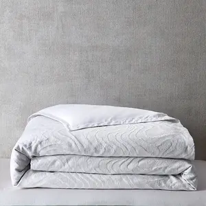HUDSON PARK COLLECTION Cristallo Marble Duvet Cover, King Exclusive - Fresh White
