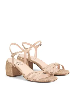 Agl Patent Leather Block Heel Sandals - Basic