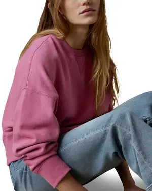 Faherty Brand Fleece Vintage Crew Sweatshirt