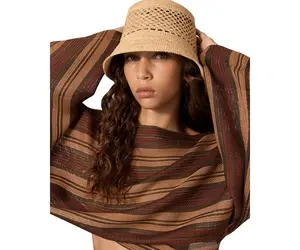 Helen Kaminski Hana Raffia Bucket Hat - Natural