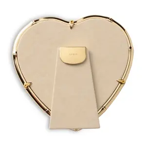 Aerin Ava Bamboo Texture Heart Frame