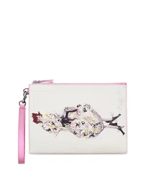 Marc Jacobs The Runway Illustration Wristlet - Ribbon Pink