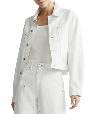 DL1961 Jamie Denim Jacket - White