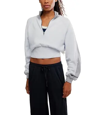 Free People Pullover Sweatshirt - Arctic Snow