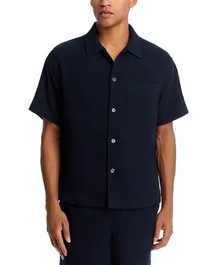 FRAME Open Weave Shirt - Dark Navy