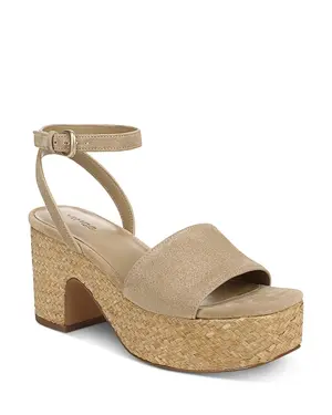 Vince Castella Platform Sandals - Wheat