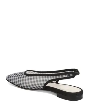 Vince Daphne Ii Slingback Flats - Black