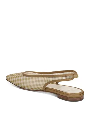 Vince Daphne Ii Slingback Flats - Desert Sand