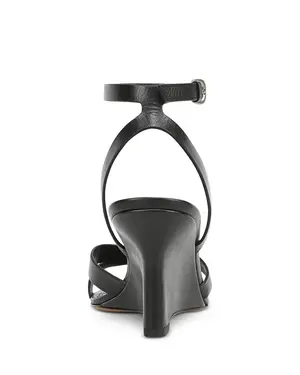 Vince Parma Wedge Sandals - Black