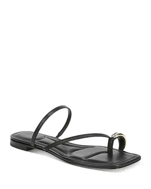 Vince Polli Toe Ring Sandals - Black