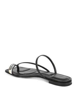 Vince Polli Toe Ring Sandals - Black