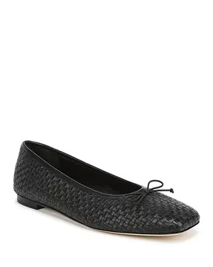 Vince Darla Woven Flats - Black