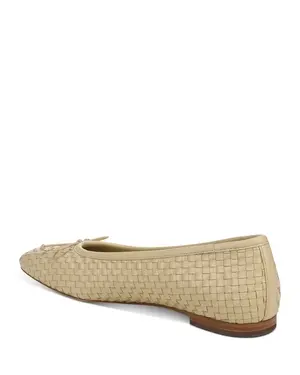 Vince Darla Woven Flats - Cashew