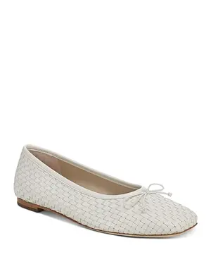 Vince Darla Woven Flats - Milk