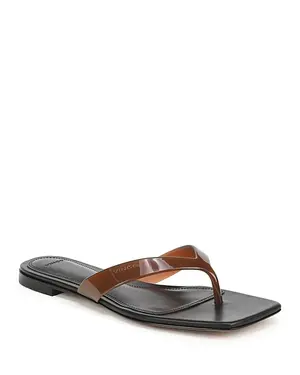 Vince San Juan Thong Sandals - Saddle