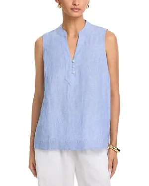 Tommy Bahama Coastalina Sleeveless Popover Shirt - French Blue