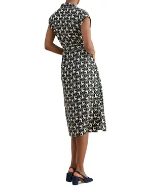 HOBBS LONDON Kalinda Printed Shirt Dress
