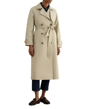 HOBBS LONDON Riley Trench Coat - Pale Sage