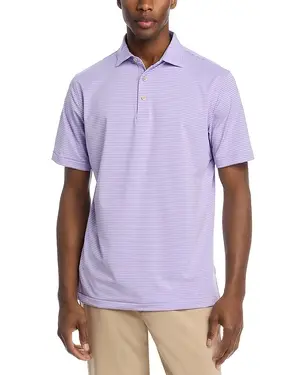 Peter Millar Hales Performance Polo Shirt - Purple Iris