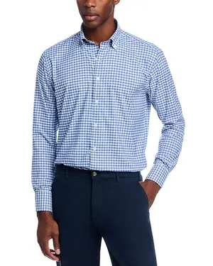 Peter Millar Lewis Performance Twill Sport Shirt - Windsor Blue