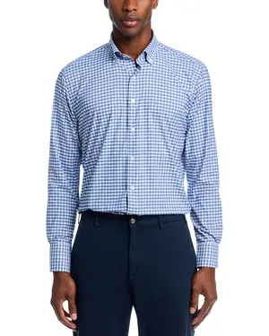 Peter Millar Lewis Performance Twill Sport Shirt - Windsor Blue
