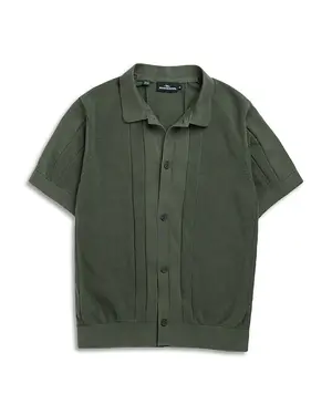 Rodd & Gunn Cobb River Knit Button Shirt - Forest