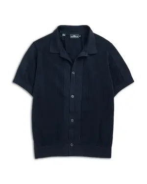 Rodd & Gunn Cobb River Knit Button Shirt - Midnight