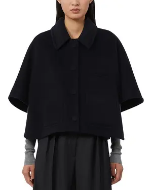 Max Mara Mxaagile Cape Coat - Ultramarine