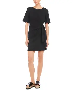 Fifteen Twenty Diana Side Knot Dress - Black