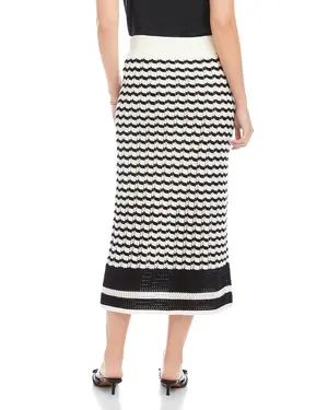 Fifteen Twenty Zoe Crochet Midi Skirt