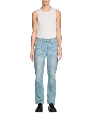Sandro Regular Fit Square Cross Jeans