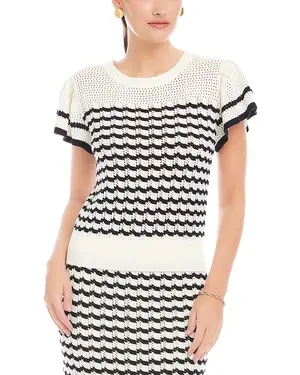 Fifteen Twenty Uma Crochet Sweater Top