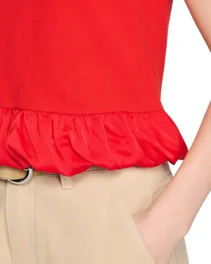 Sandro Vest Top - Red