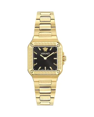 Versace Greca Edge 30mm Watch - Gold
