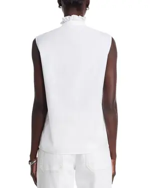 Fabiana Filippi Sleeveless Ruffled Shirt