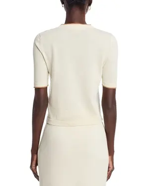 Fabiana Filippi Contrast Stripe Knit Tee
