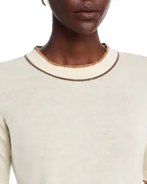 Fabiana Filippi Contrast Stripe Knit Tee