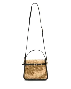 Simkhai Cleo Raffia Shoulder Bag