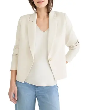 NIC+ZOE Sleek Stretch Anywhere Blazer - Coconut