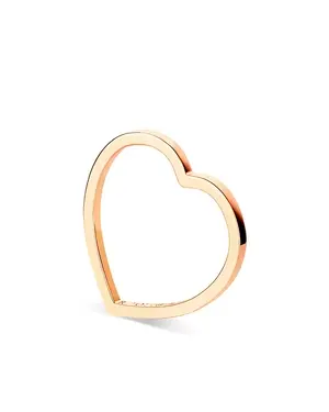 REPOSSI 18k Antifer Diamond Heart Ring - Rose Gold