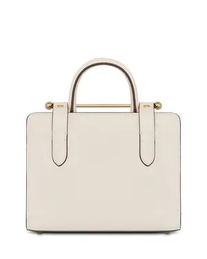 Strathberry Mini Leather Tote Bag - Vanilla
