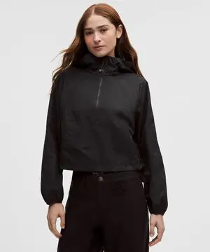 Lululemon Scuba Cropped Anorak - Black